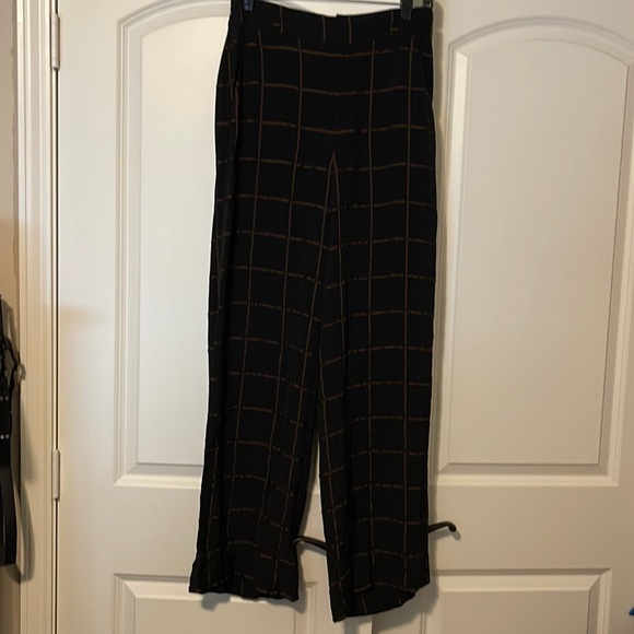& Other Stories | Pants & Jumpsuits | Window Pane Wide Leg Trousers ...